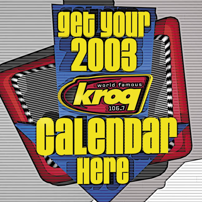 2003 KROQ Calendar & New Music CD